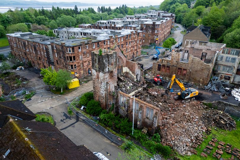 Demolition of Scotland's 'Chernobyl' begins as workers move in on ...