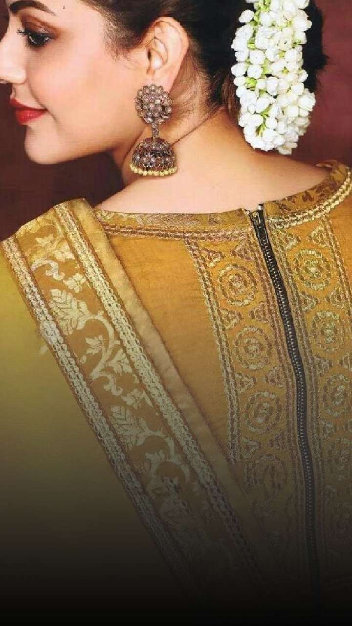 5 Classic Zip Blouse Designs To Pair With Designer Sarees