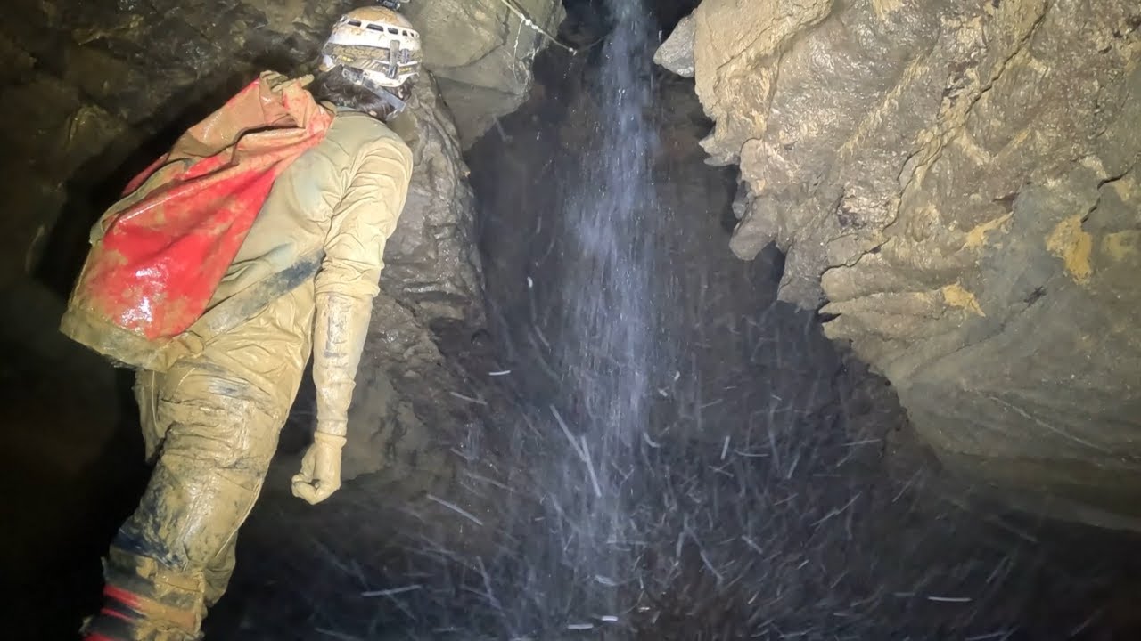 3-Mile Underground Expedition Leads to Stunning Waterfall Discovery