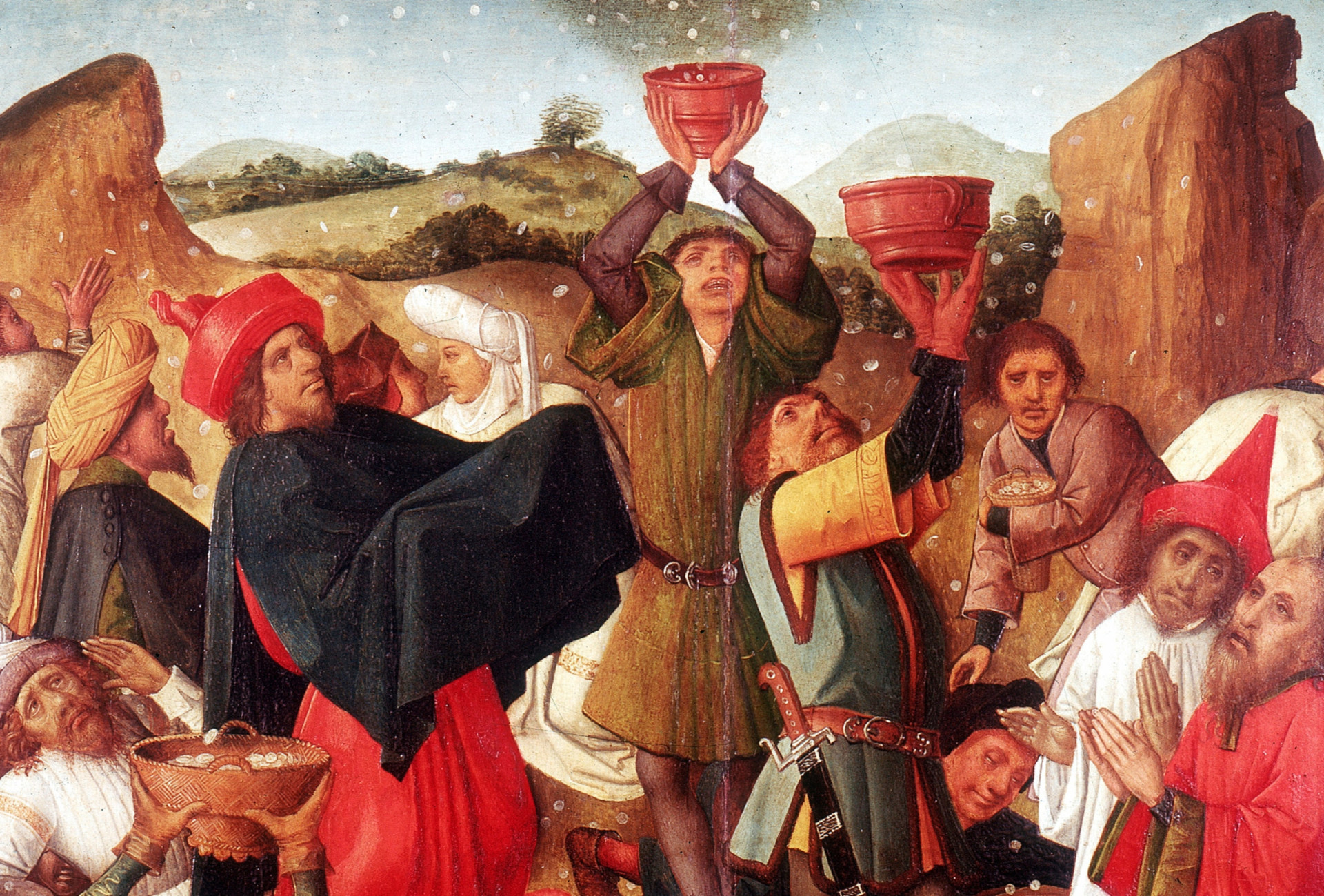 What is manna, the edible substance described in the Bible and the Quran?