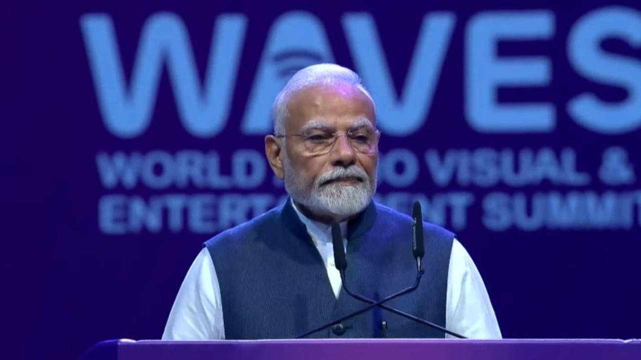 In Photos PM Modi in Mumbai inaugurates WAVES summit 2025 says it is a ...