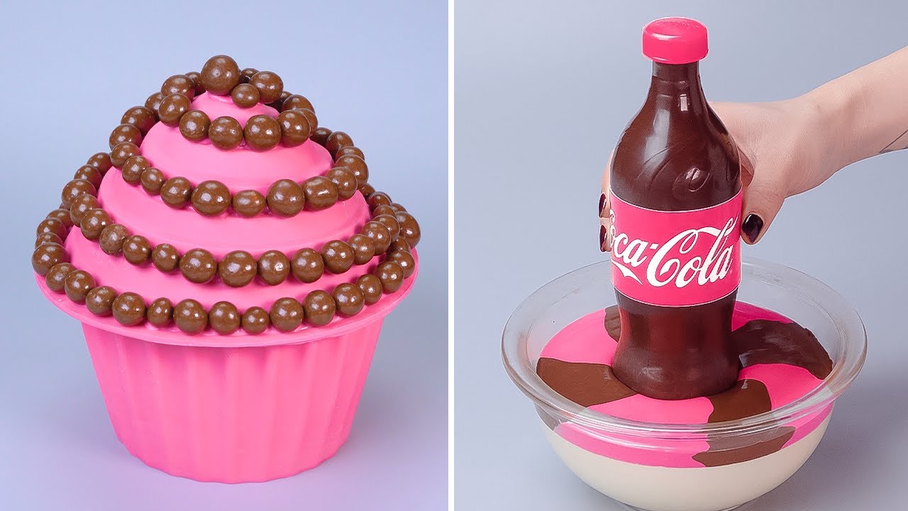 Cara Membuat Kue Pink dengan Cola 🎂🥤 | Unik, Manis & Super Satisfying!