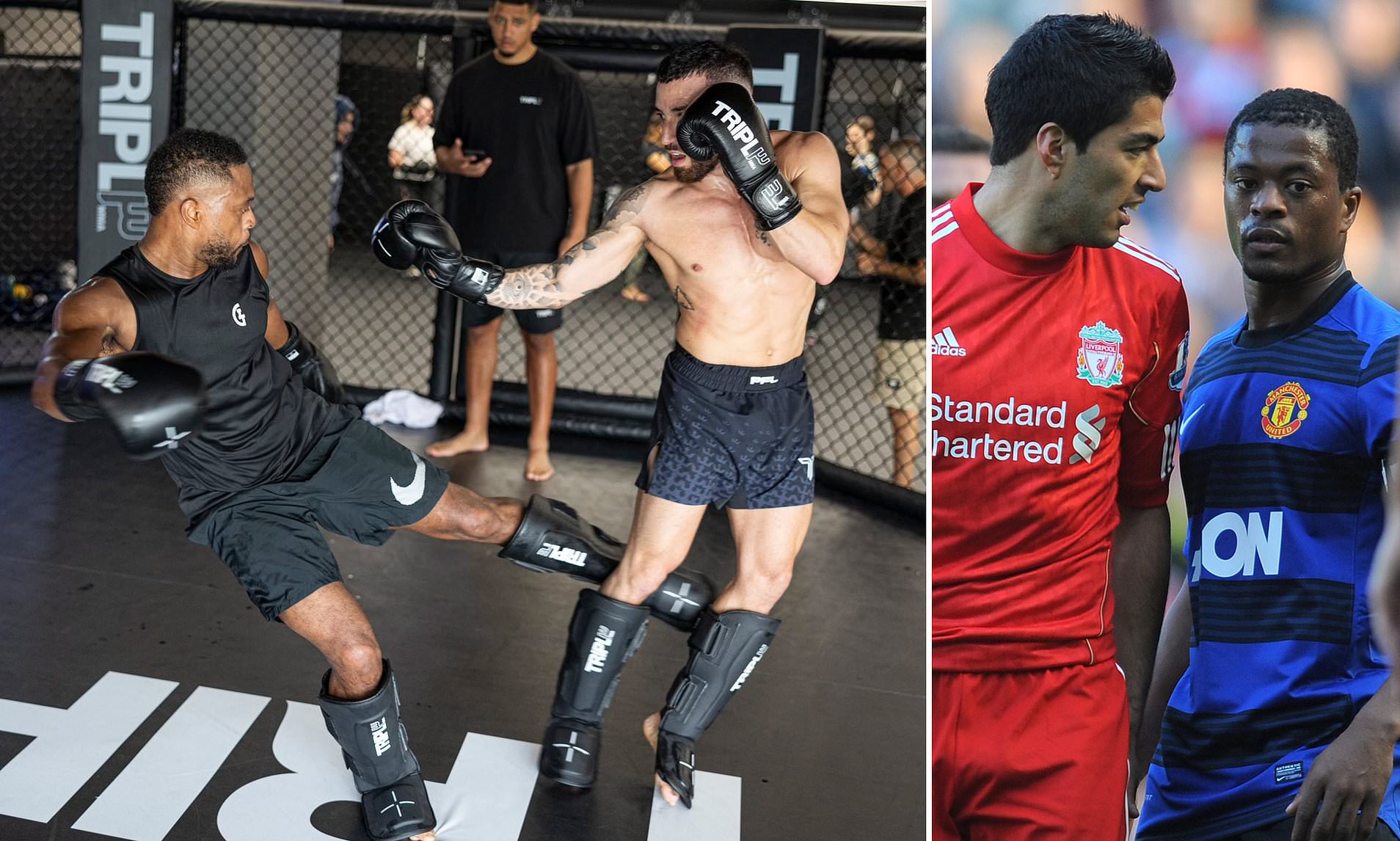 Patrice Evra shares promising update on potential CAGE FIGHT with ...