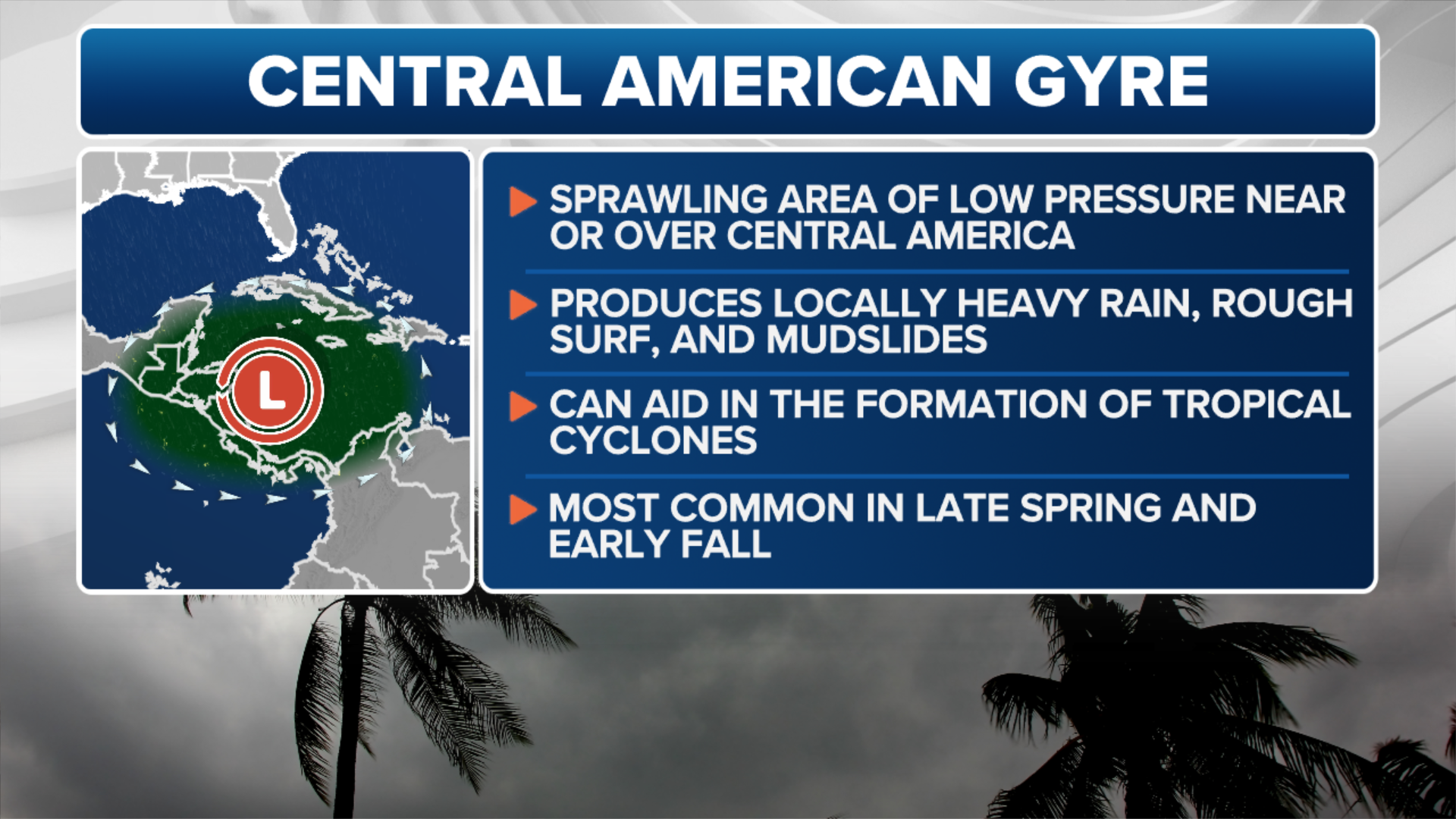 Central American Gyre likely to form fueling late-season tropical ...