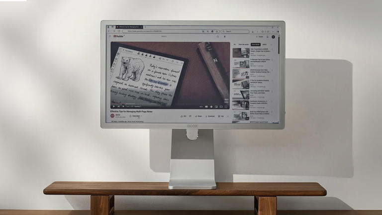 This $1,900 monitor is like using a giant Kindle Colorsoft