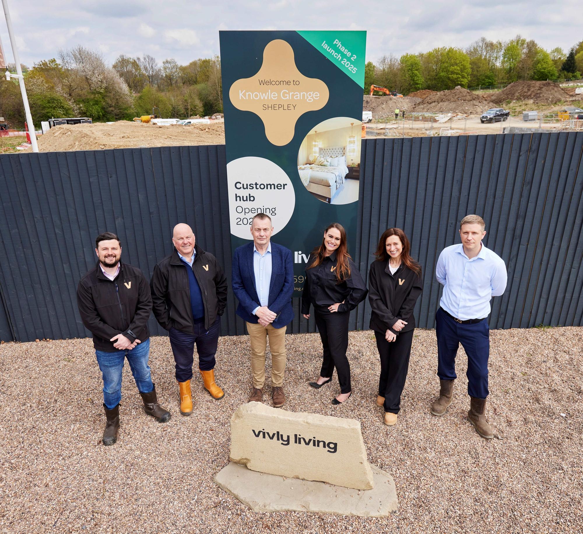 Award-winning Vivly Living starts on site at quality Shepley housing ...