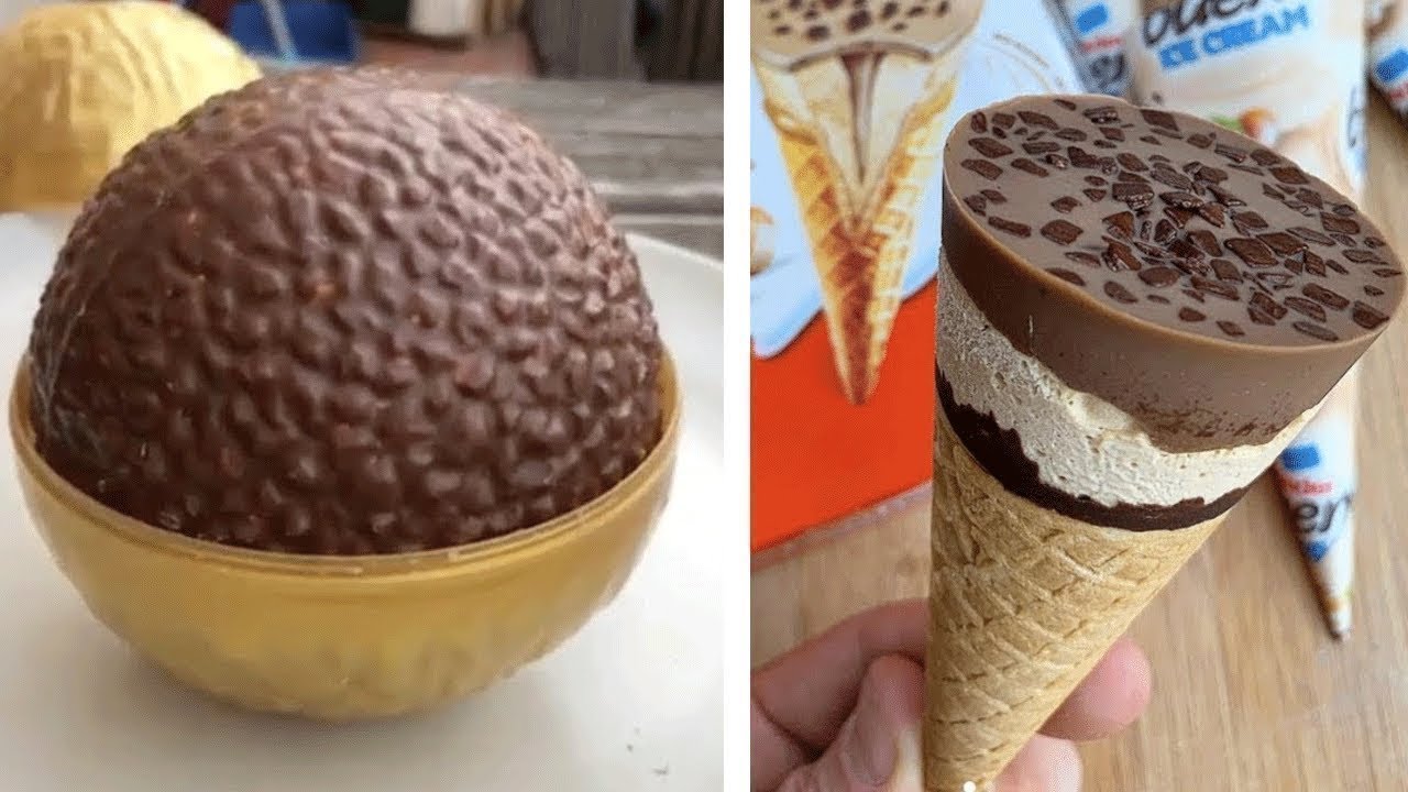 Trendy Dessert Innovatie – Unieke IJscone & Chocoladebal Traktatie! 🍦🍫