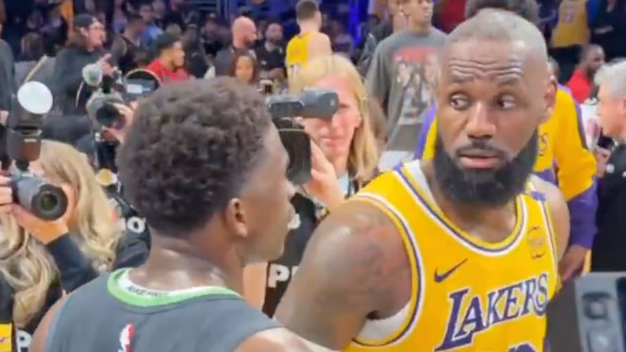 LeBron James Had Powerful Five-Word Message for Anthony Edwards After ...