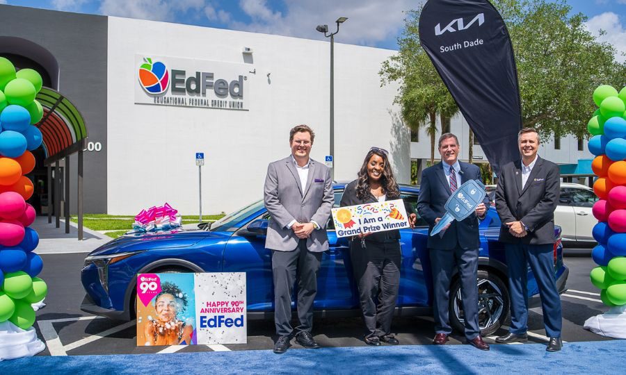 EdFed Member Wins New Car in 90th Anniversary Sweepstakes