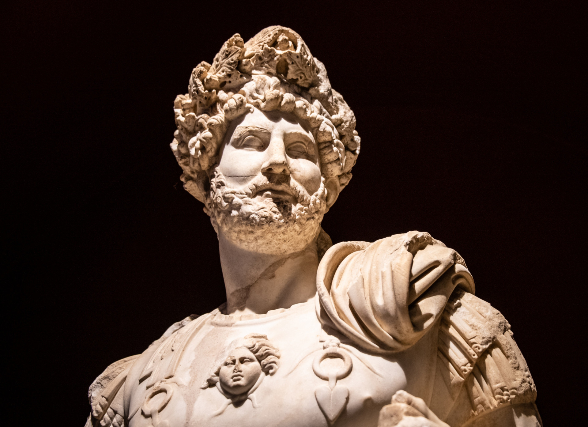 Why did Roman Emperor Hadrian build a wall?