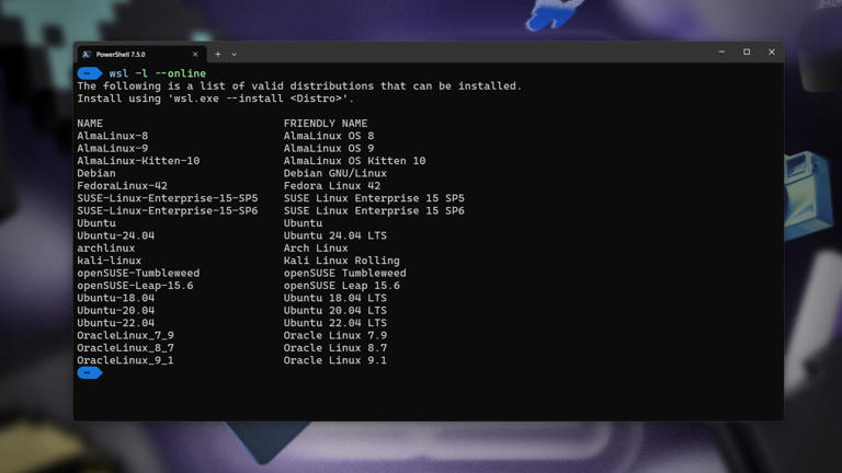 Windows 11's WSL 2 now officially has support from Arch Linux