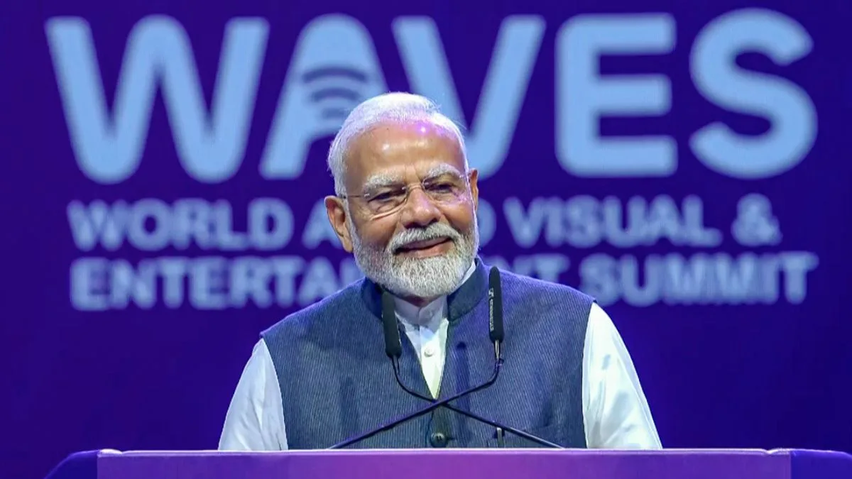 India at dawn of Orange Economy: PM Modi at WAVES Summit inauguration