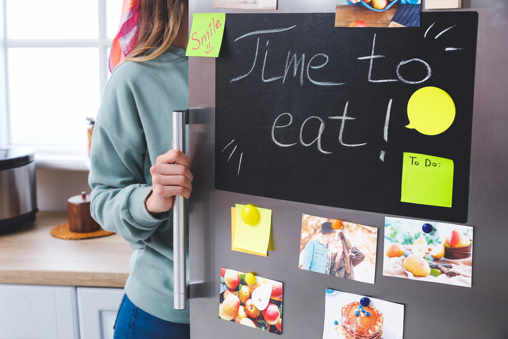 16 Chalkboard Fridge Panels for Meal Planning