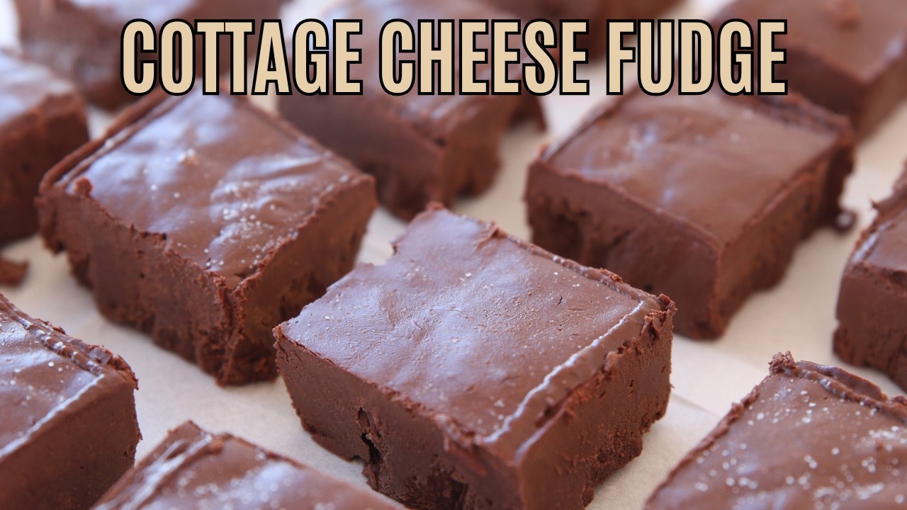 Cottage Cheese Fudge | High-Protein Healthy Dessert