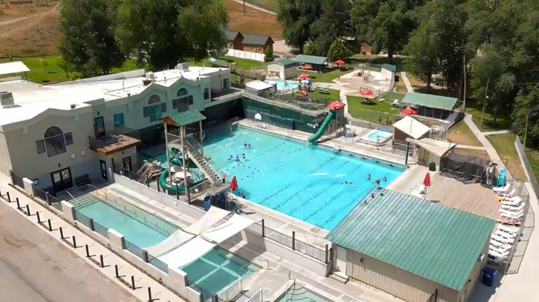 This Idaho Hot Springs Resort Is A Year-Round Oasis With A Waterslide ...