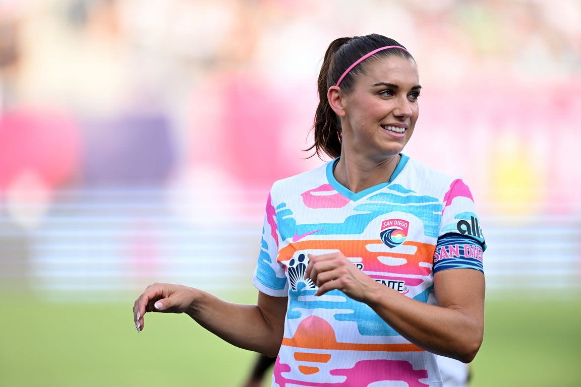 Splendid photos celebrate the soccer career of US icon Alex Morgan