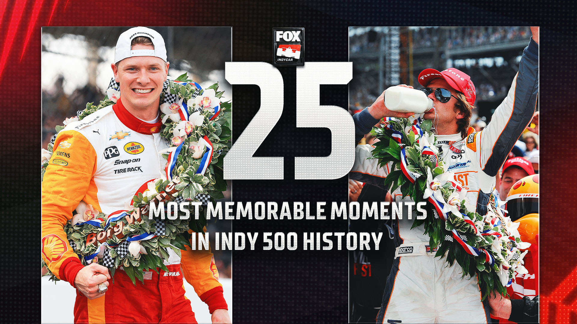 Counting down the 25 most memorable moments in Indy 500 history