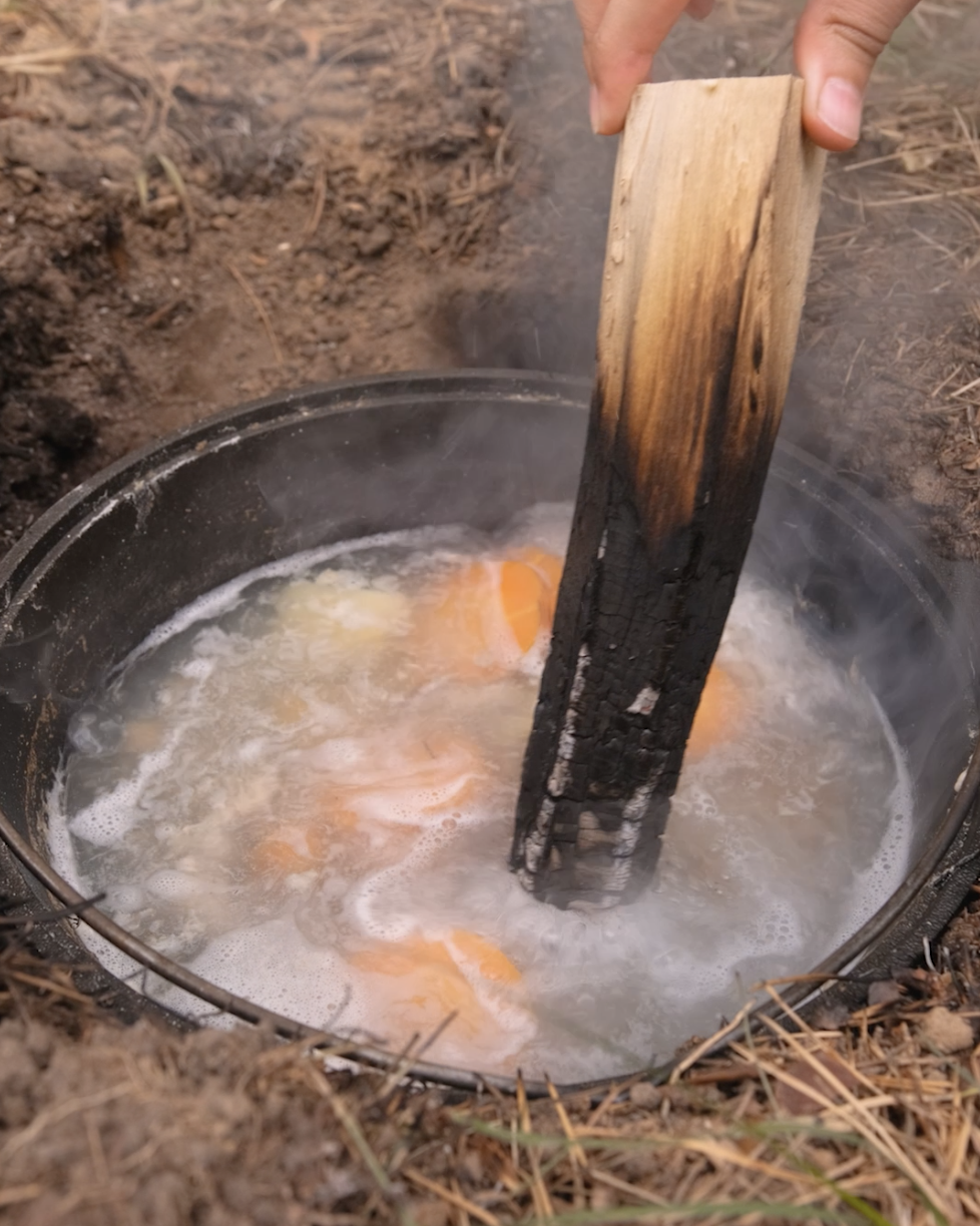 Nature's best fish stew: A serene cooking experience