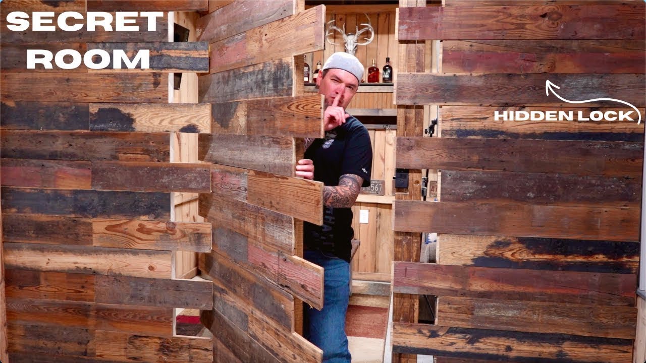 This Man Built a Hidden Room with Concealed Storage