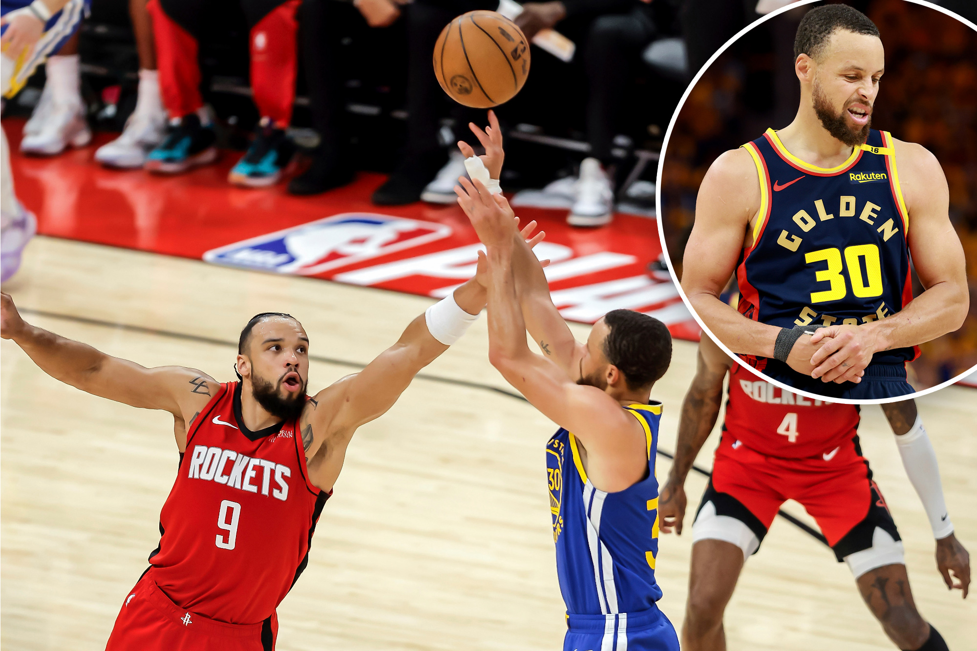 Dillon Brooks admits to targeting Steph Curry’s thumb injury as Rockets ...