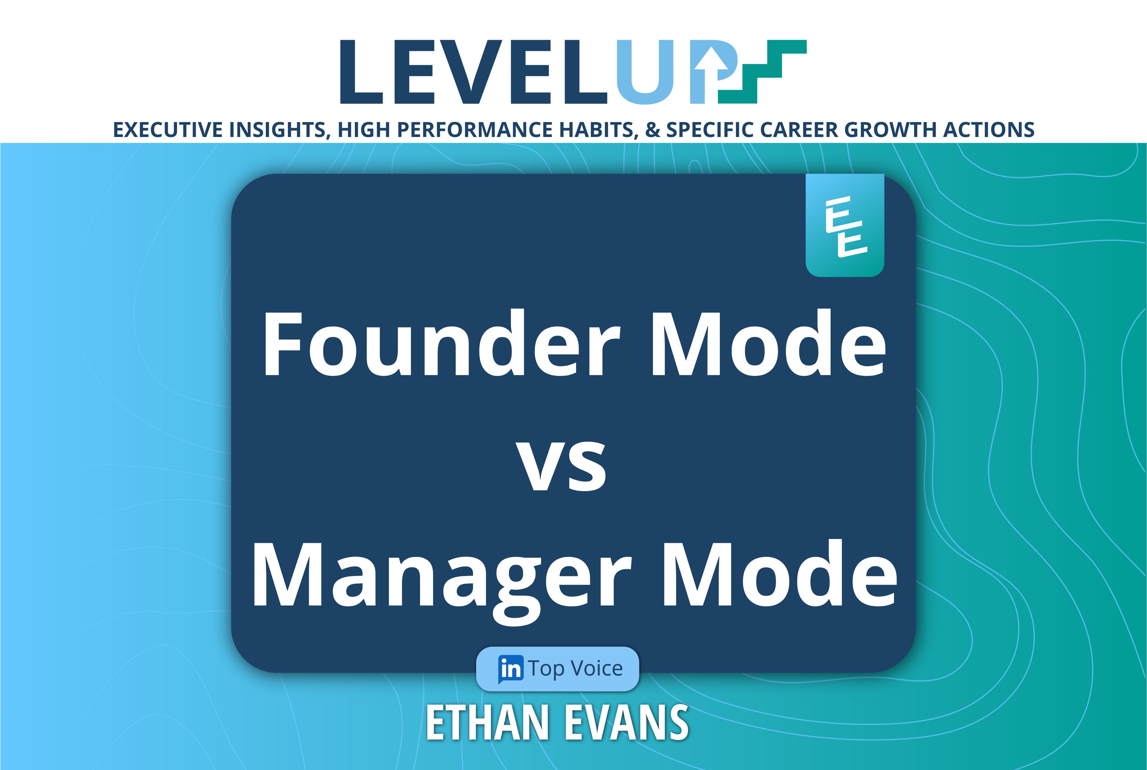 Founder Mode vs Manager Mode