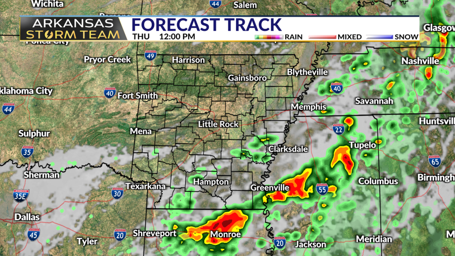 Arkansas Storm Team Forecast: A little more rain to go