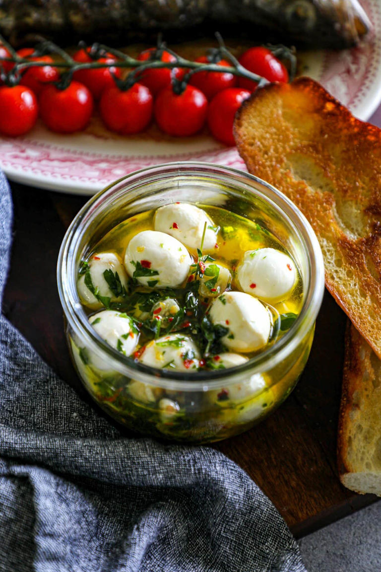Marinated Mozzarella Balls