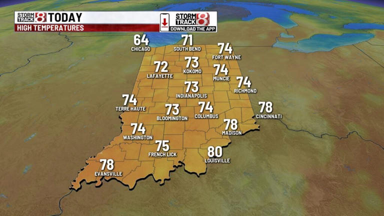 Spotty storms today, cooler with showers this weekend | May 1, 2025