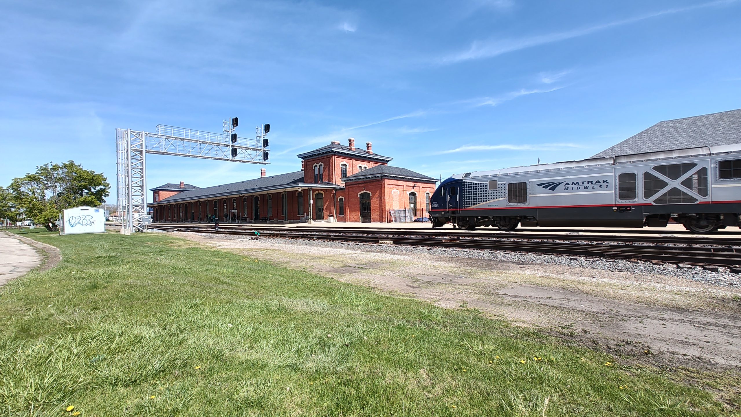 The Restless Viking: Train Depot in Jackson, Michigan