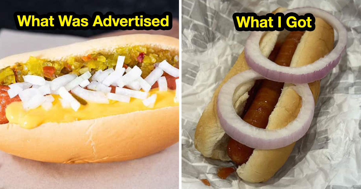 35 Worst Food Fails Where What Was Advertised Vs. What Customers Got ...