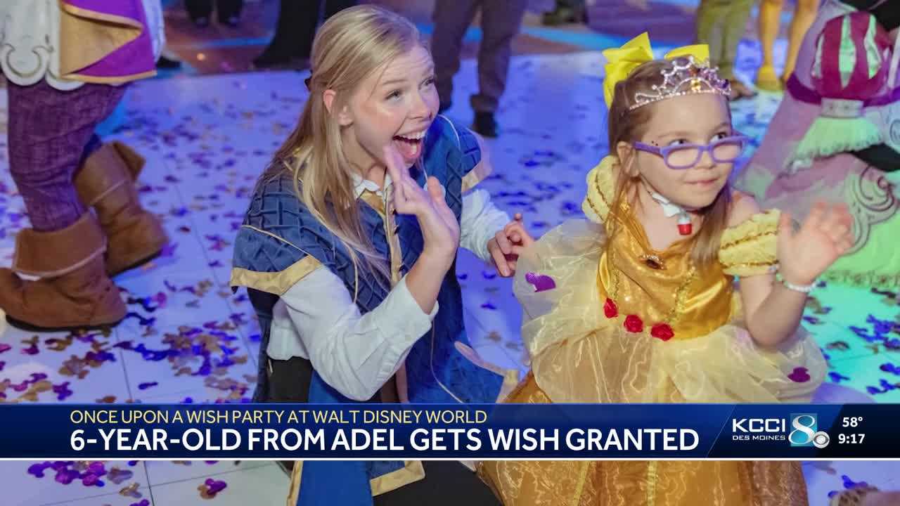 Make-A-Wish Iowa helps Adel girl meet Disney princesses