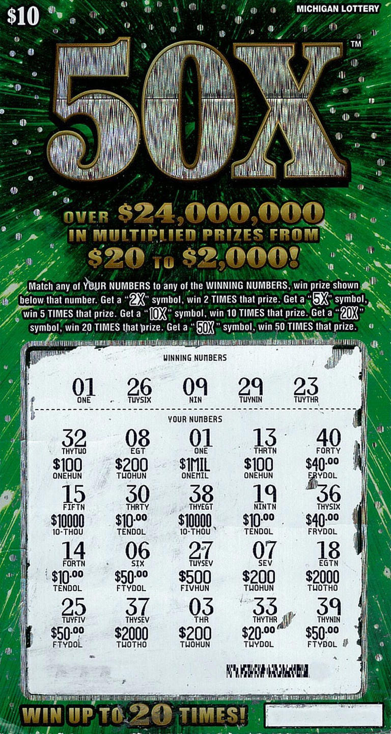 Kalamazoo County man wins $1 million on Michigan Lottery instant ticket