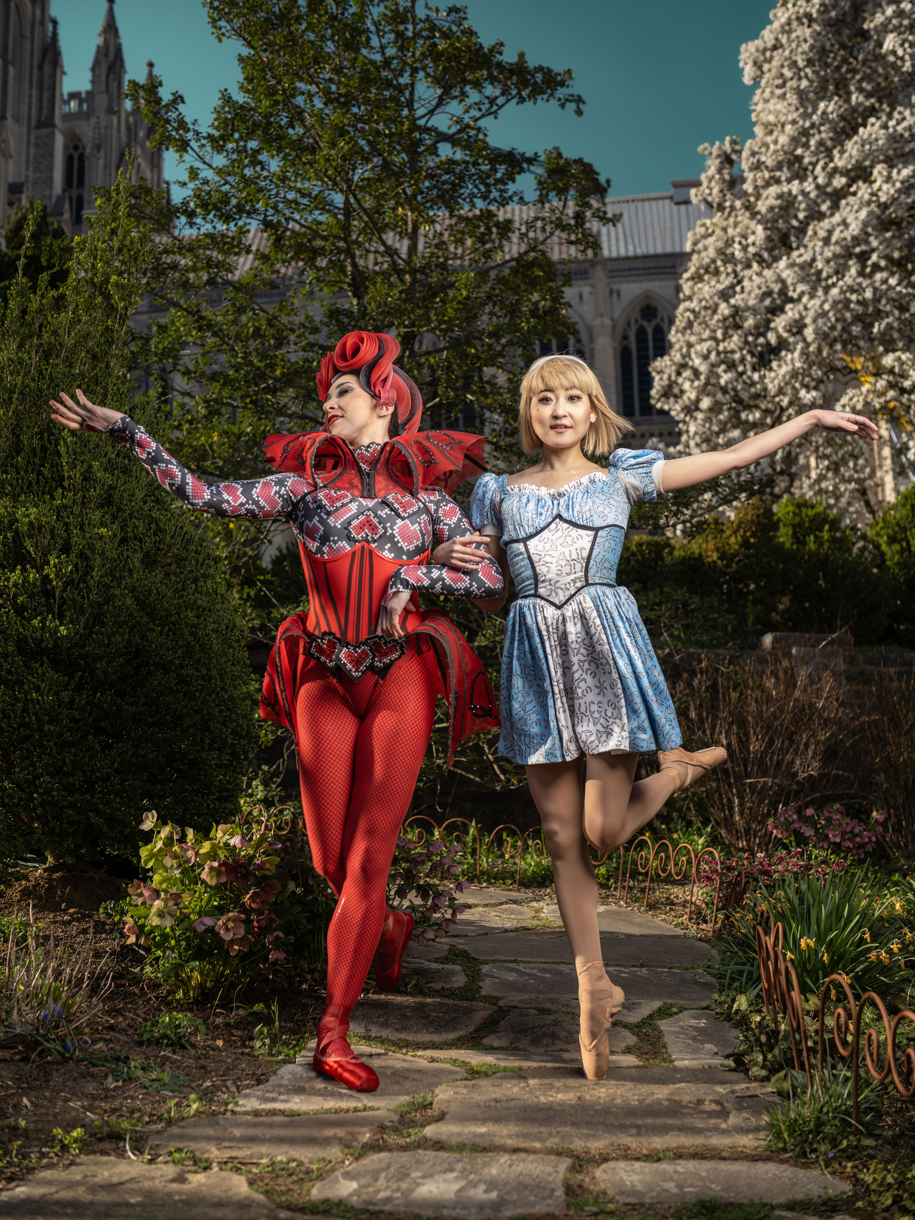 A colorful new Alice ballet, with an enormous Jabberwocky puppet