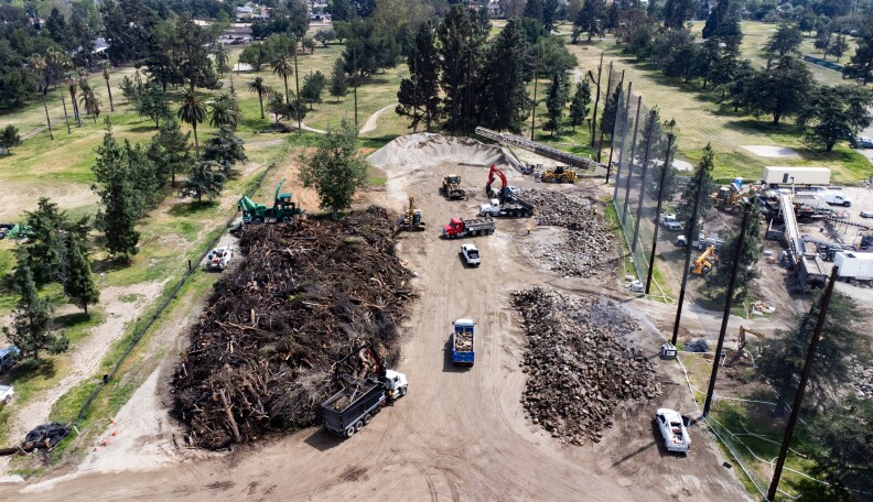 The LA fires left behind millions of tons of debris, some of it toxic ...