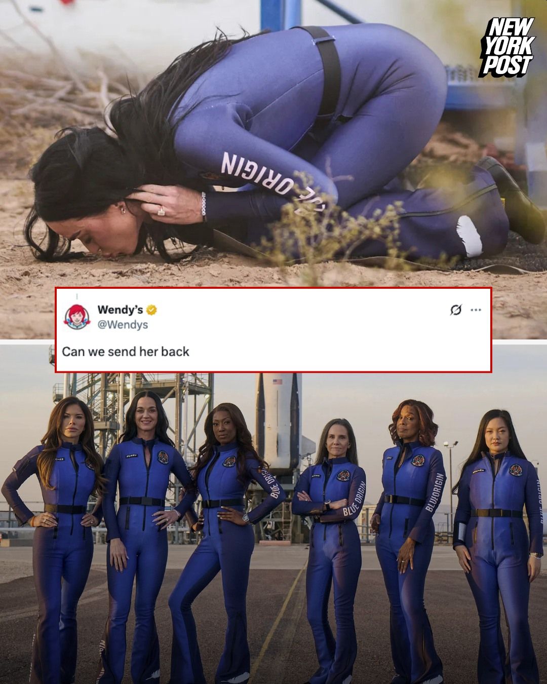 I meme su Katy Perry nello spazio e sul bacio alla Terra: “Quando ...