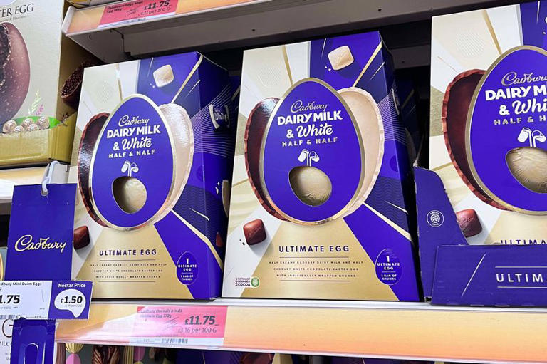 Cadbury £15.50 Easter eggs reduced in Sainsbury's as many remain on shelves