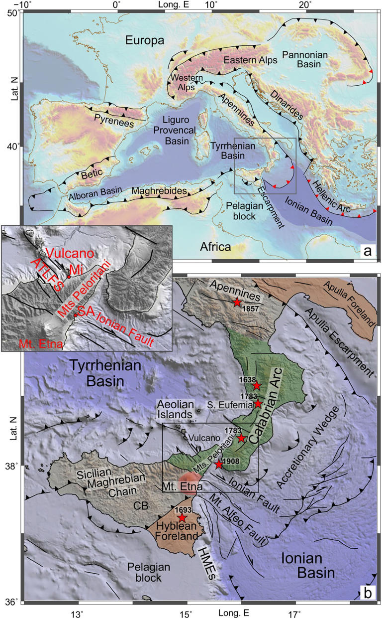 Terremoti: evoluzione tettonica e subduzione attiva nell’Arco Calabro ...