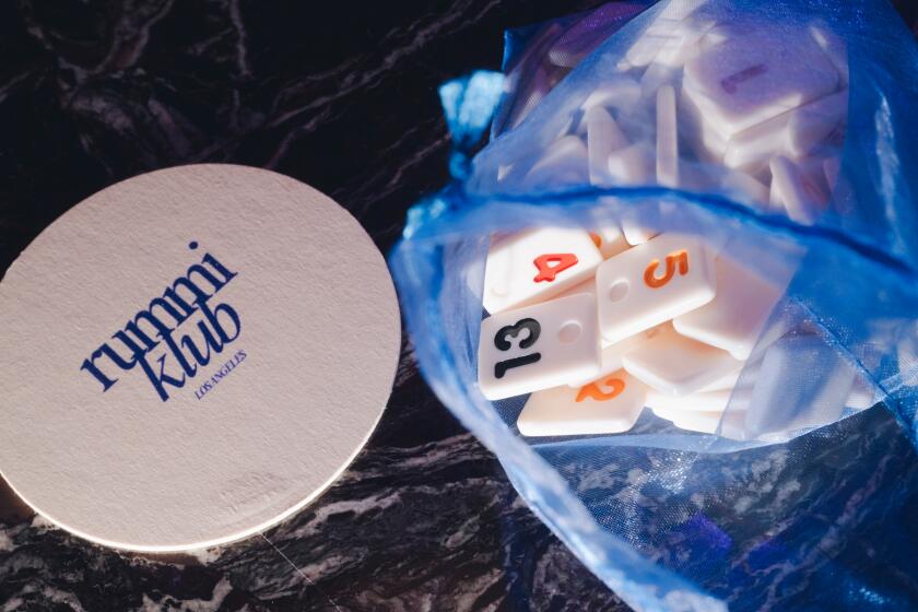 At this swanky L.A party, grab a martini, vibe to music and ... play ...