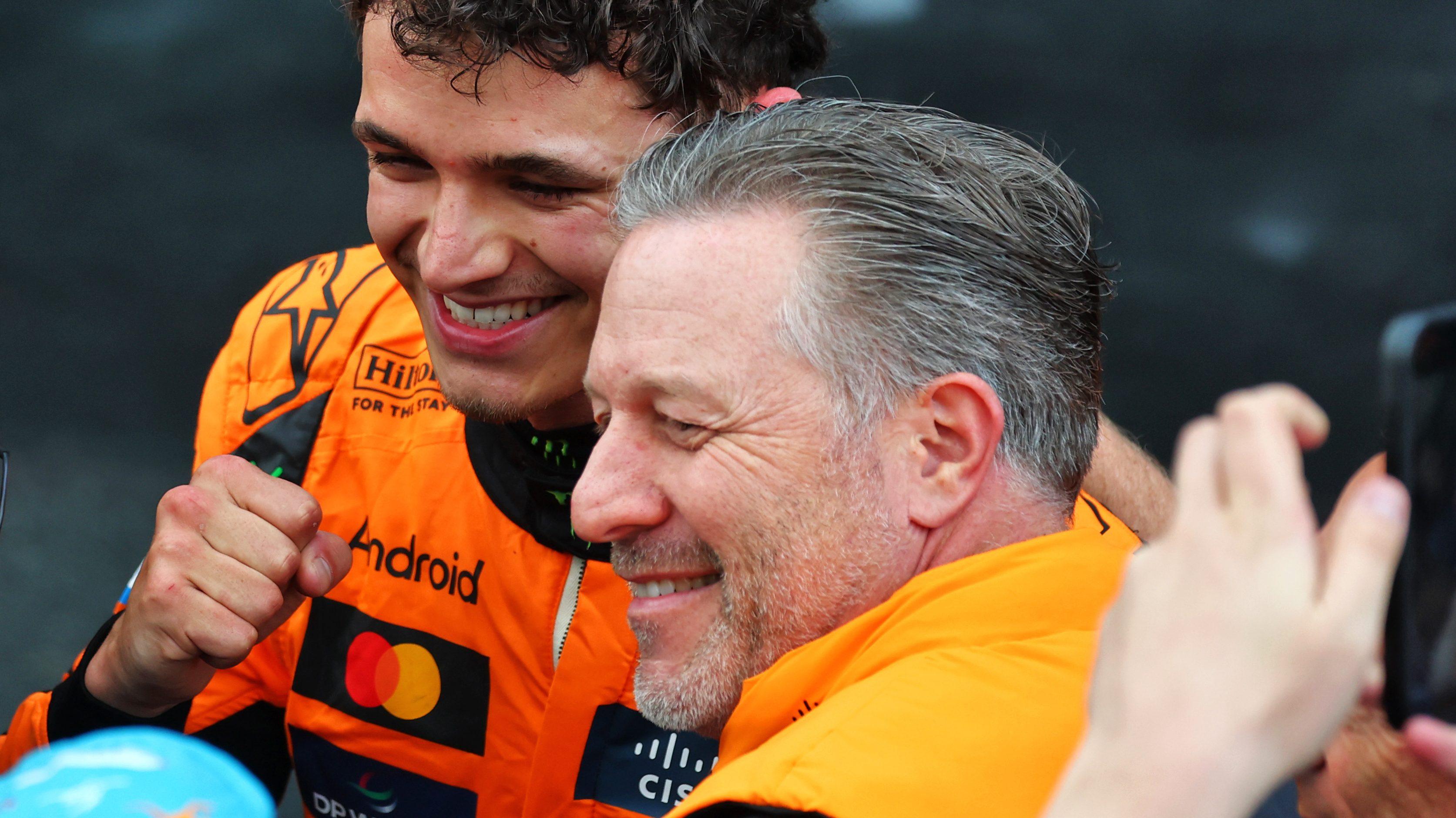 Norris ontkent diep geheime test: "Mag niet van Zak"