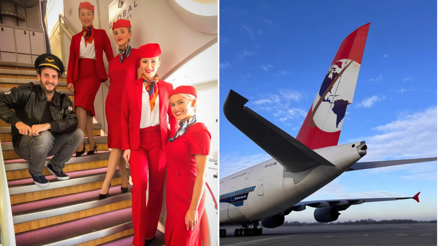 UK airline's plane 'parked' after two return flights