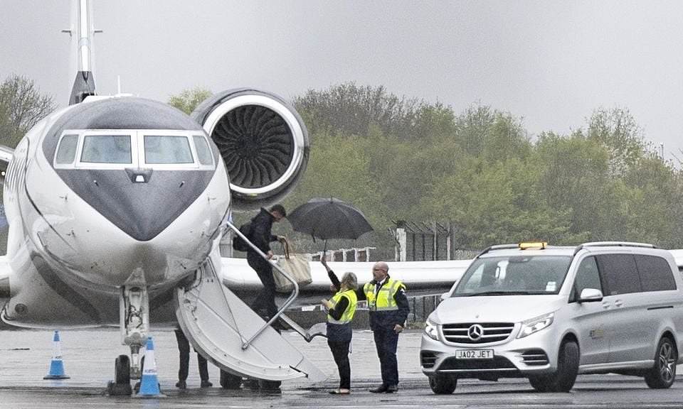 Rory McIlroy pictured arriving in Belfast as Masters champion steps off ...