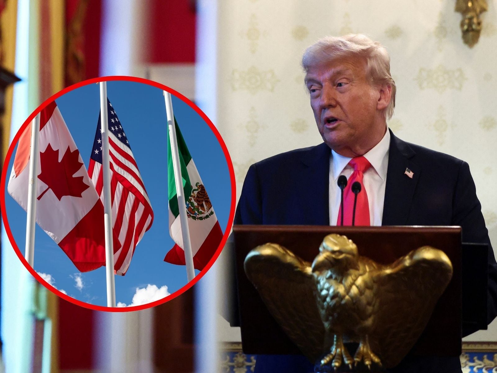Donald Trump asegura que México y Canadá viven de Estados Unidos, pero ...