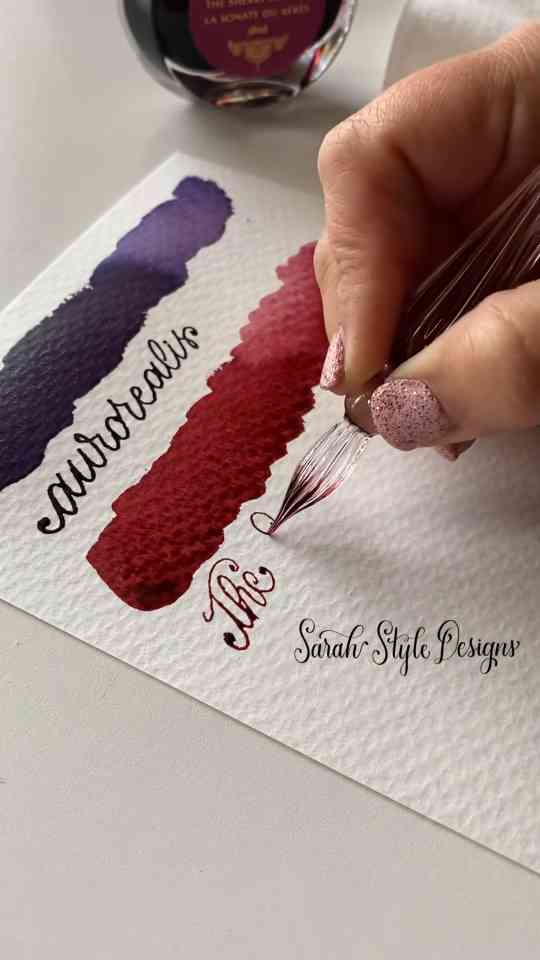 Exploring Glass Pen Calligraphy