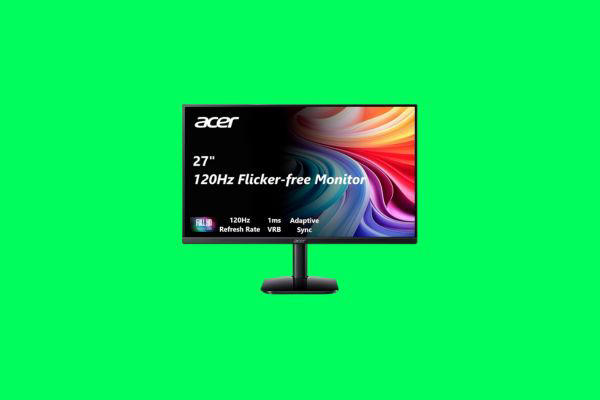 Get the Acer KB272 G0bi 27″ IPS Full HD Gaming/Office Monitor for $104. ...