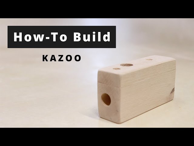 A Simple Project For Beginners Make A Wooden Kazoo Woodworking Project ...