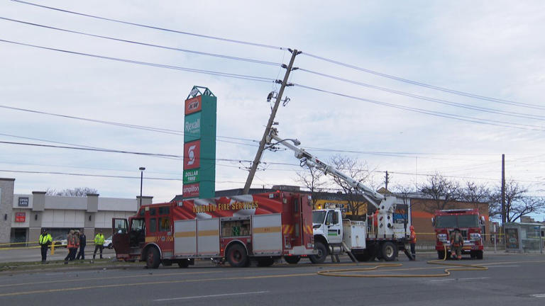 Driver killed after vehicle hits pole, catches fire early Friday ...