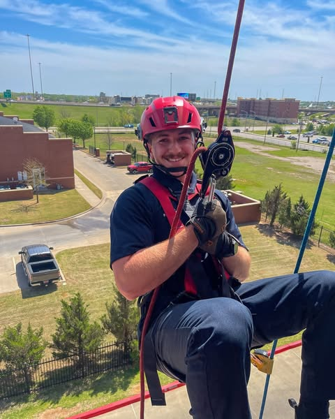 OKCFD firefighters train on highly technical rope rescues