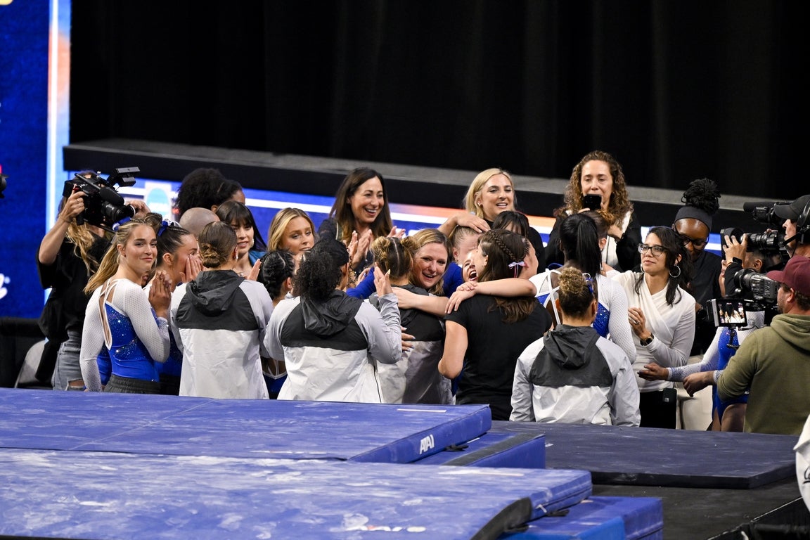 UCLA's epic run women's gymnastics final run, in photos