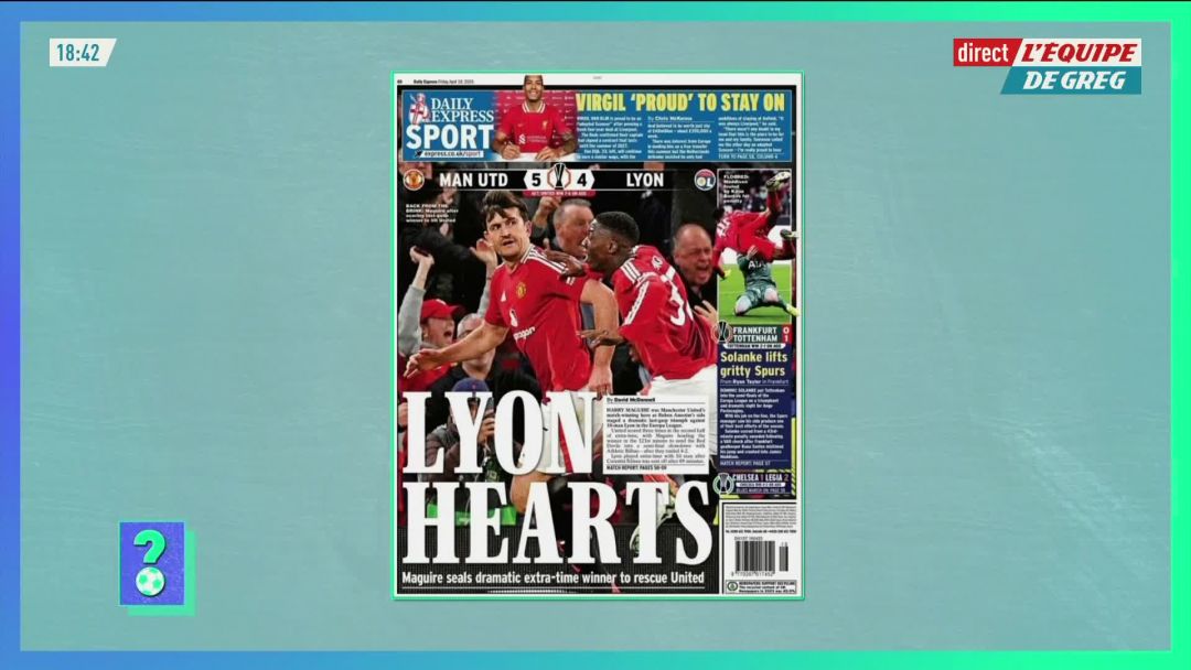 L'Angleterre ébahie par le « miracle » de Manchester United face à l'OL
