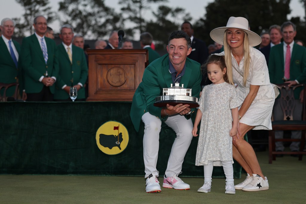 Rory McIlroy, daughter jet home to Northern Ireland after Masters win
